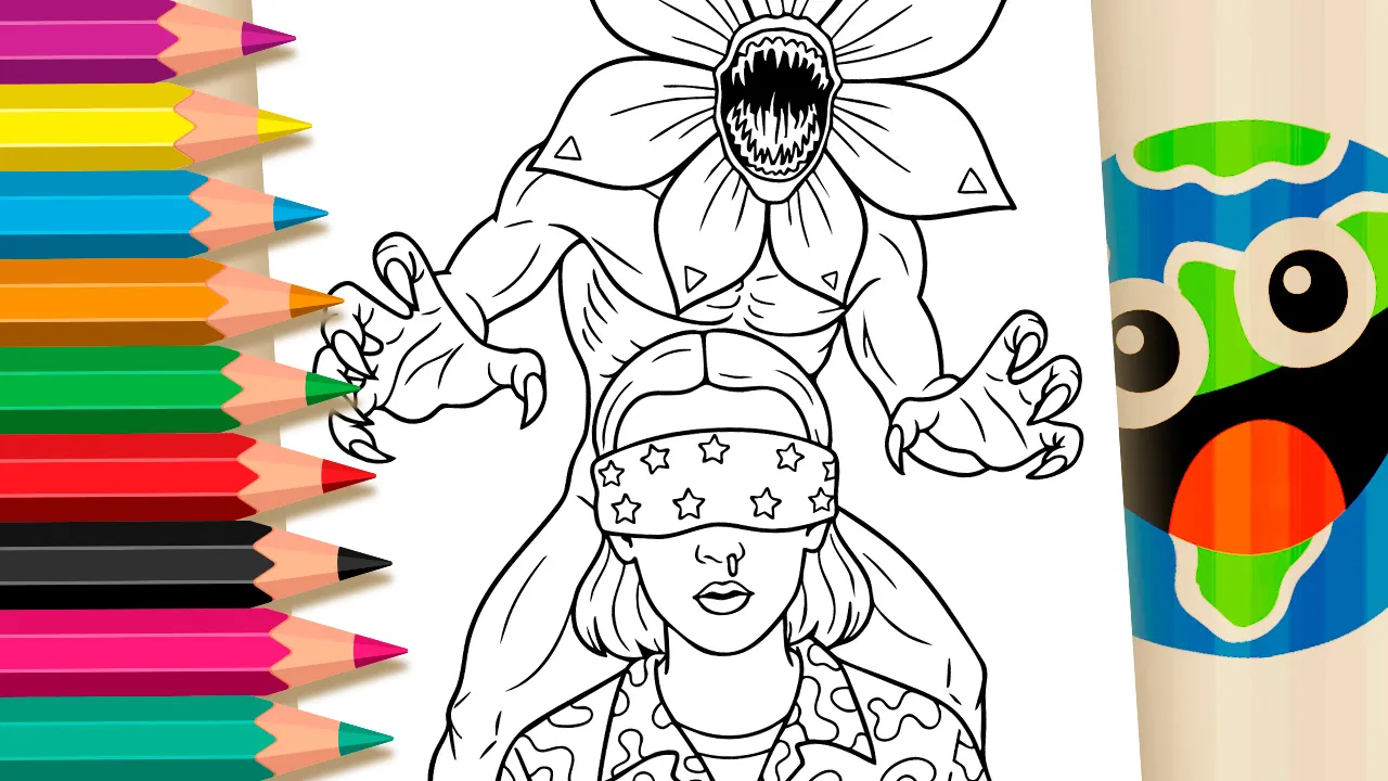 Demogorgon Coloring Pages: Magical Colors to Paint Online | World Coloring