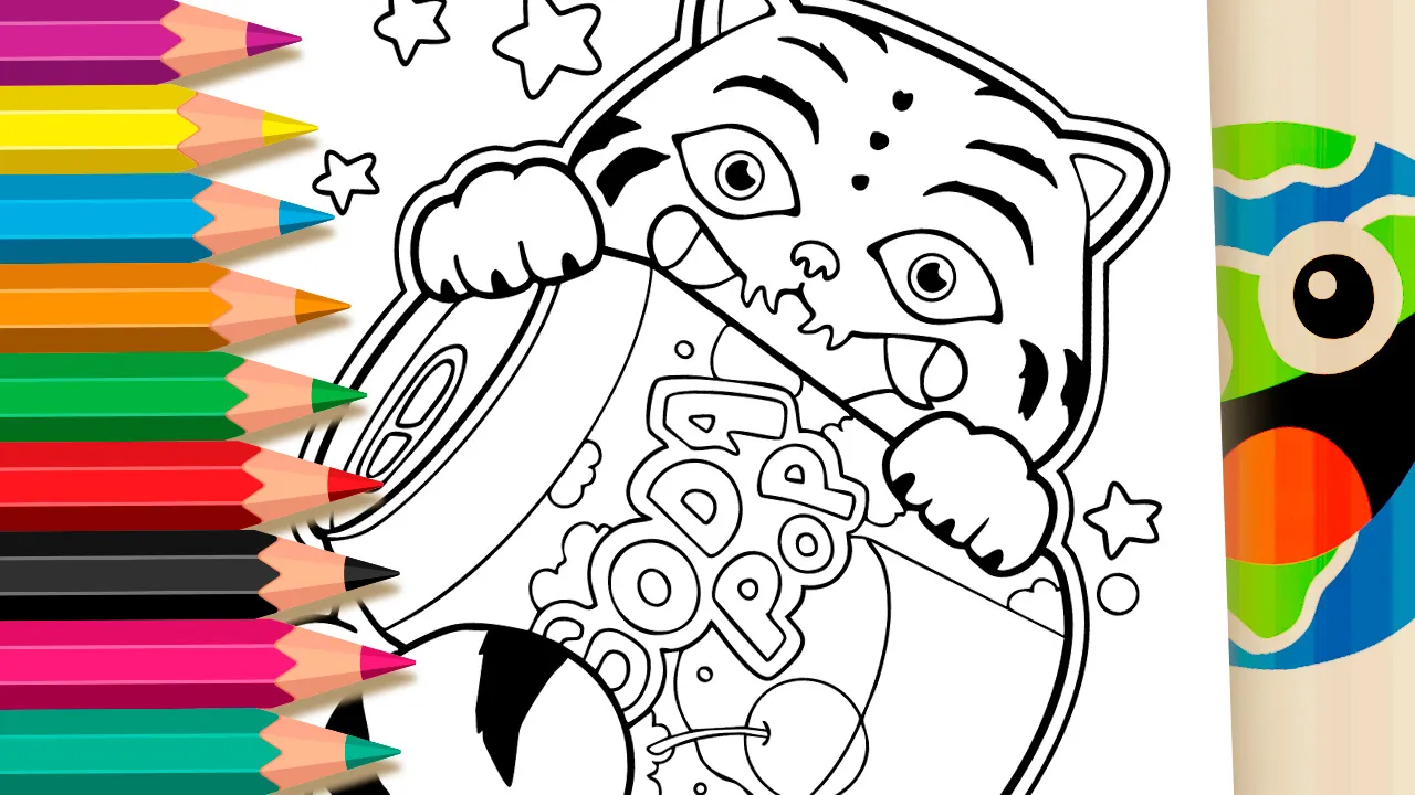 Kpop Derpy Soda Pop Coloring Page: Color Online or Print for Free ...